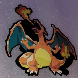 Pokemon | Wall Decor | 35 Charizard Holographic Lenticular Decal ...